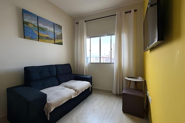 Apto Com Sacada E Wi-fi – 5 Min Da Praia! - Praia Grande