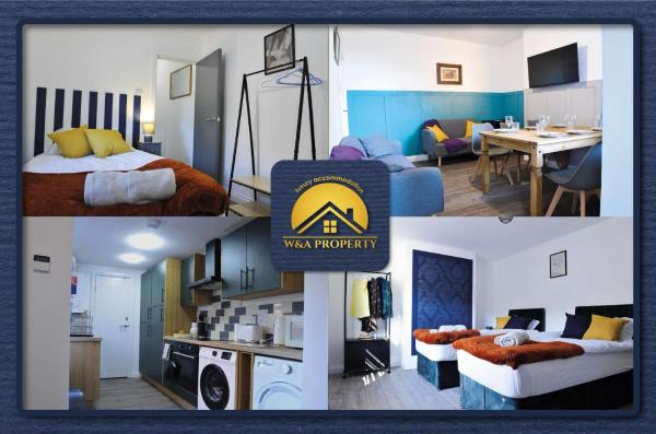 4 Berooms 7 Beds House In Kettering 2 Showers Garden Fast Wi-fi - Wellingborough