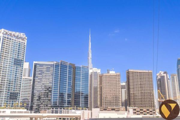 Vogue With Big Terrace And Full Canal View, Partial Burj Khalifa View Located Business Bay, Marasi Drive - Mayfair Residence - Dubai