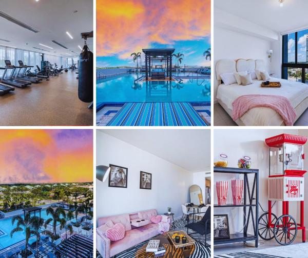Casa Amor -Beach Club, Gym, Sauna, Free Parking, Near Airport - Doral, FL