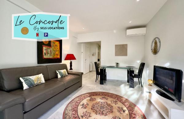 Le Concorde Scls - Wifi, Clim - Biot