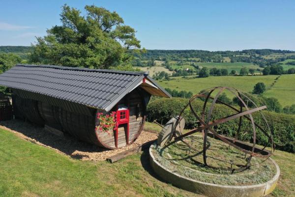 Gîte Insolite Tonneaux "Le Coup De Foudre" Sa Vue Panoramique - Basse-Normandie