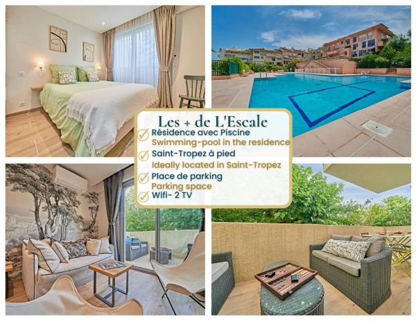L'escale-appartement Saint-tropez-4 Personnes- Piscine-garage - Saint-Tropez