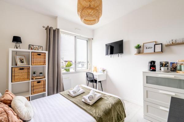 L'oasis - Studio à 350m De La Mer & Du Centre Ville - Saint-Nazaire