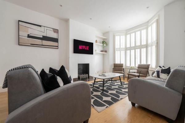 Fulham Spacious & Luxe House With Parking & Garden - Chelsea