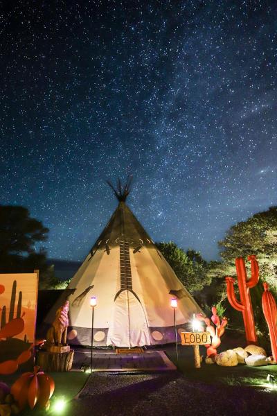 Lobo Tipi At El Mistico Ranch - Nouveau-Mexique