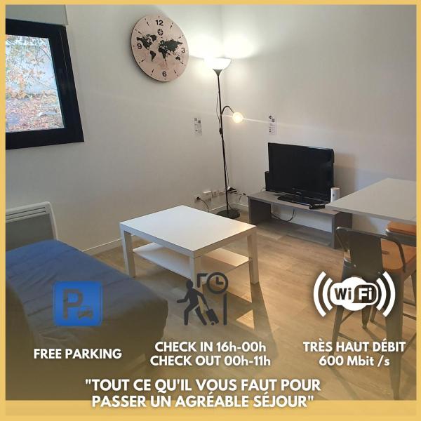 Idéal Couple Appartement 1 Chambre Cosy Et Calme Pour Visiter Nantes - Carquefou