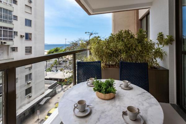 Copacabana Vista Mar, Rooftop Fogos, 2 Banheiros - Ipanema