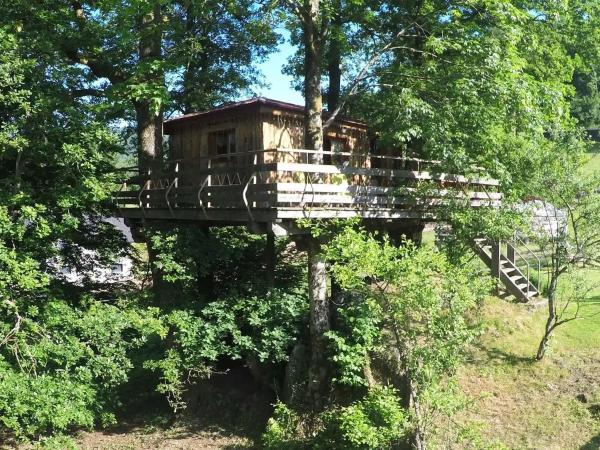 Cabane Perchée Avec Terrasse, Sauna Et Bbq à Ferdrupt - Fr-1-589-770 - Remiremont