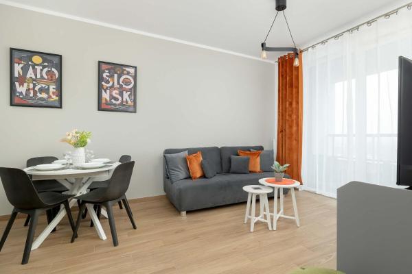 Nowoczesny Apartament Z Parkingiem W Atrakcyjnej Lokalizacji Katowic By Noclegi Renters - Katowice