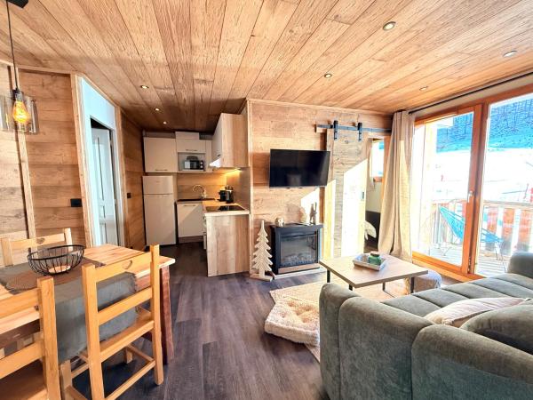 Les Orres 1800 - Spacieux T3 6 Pers Sud Vue Piste - Crévoux