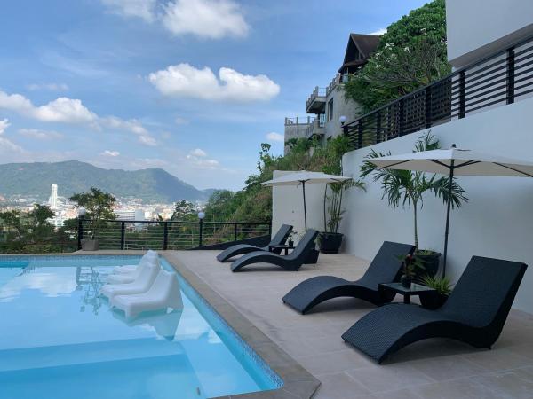 Patong Cliff Villa Phuket 12 Bedroom - タイ パトンビーチ