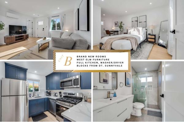 Brand New Apt W Parking Blocks From Downtown- B - Sunnyvale, CA