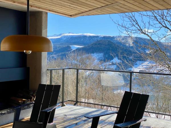 L'avancée Chalet Contemporain Au Coeur Du Sancy Auvergne - Orcival