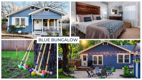 Blue Bungalow - Fire Pit Yard Games & More - Fredericksburg, TX