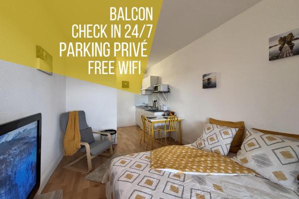 Bella Vista - Studio - Balcon - Parking - Châtel-Guyon