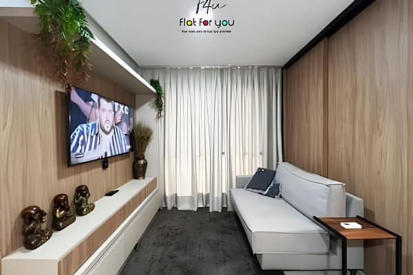 #506# Apto De 1 Quarto -Lounge 22 - 戈亞尼亞