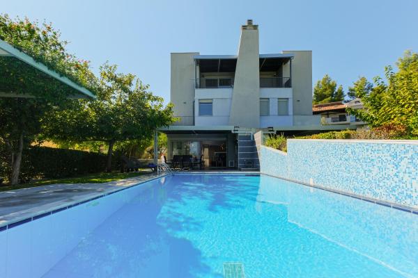 Deluxe 3bd Pool Villa In Chrousso Beach Paliouri - Кассандра