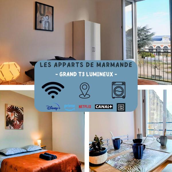Les Apparts De Marmande - Grand T3 Lumineux - Lot-et-Garonne