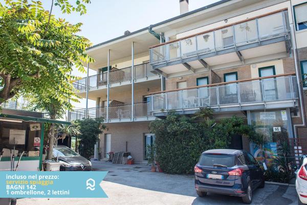 Se008 - Senigallia, Bilocale Sul Mare Con Spiaggia Inclusa - Senigallia