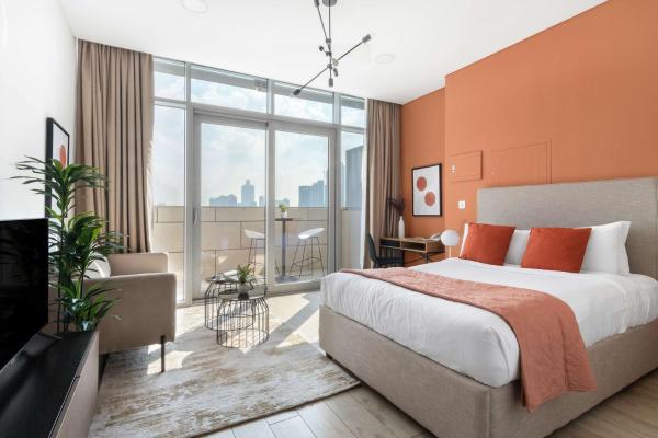 Silkhaus Modern Studio With Burj Khalifa View In Difc - Dubai