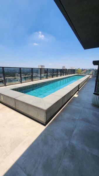 Piscina No Rooftop ÓTimo Studio No Jardim Paulista - Paraíso