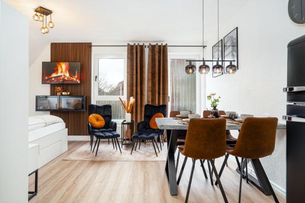 Neu! Modernes Apartment Am Larrelter Tief - Balkon, Privatparkplatz & Fire Tv! - Emden