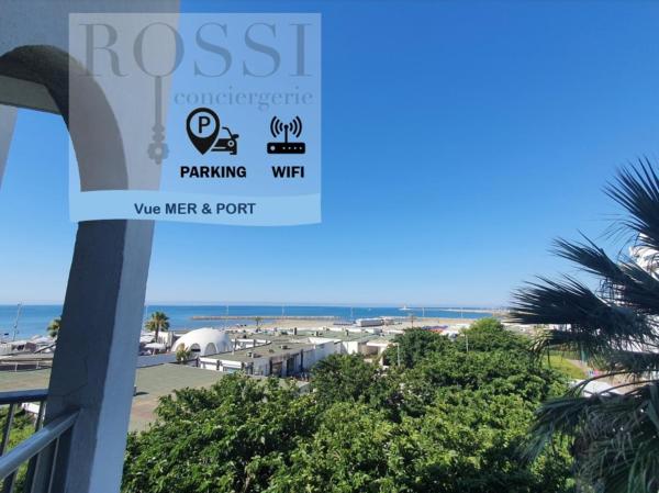 Studio Le Vue Mer Nouveau ! 1ère Ligne Parking Privé Wifi 4 Personnes - Rossiconciergerie - Linge Inclus - La Grande-Motte