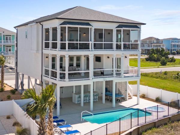 Coastal Sunset - Private Heated Pool, Spa, Close Walk To The Beach - Ocean Isle Beach, NC