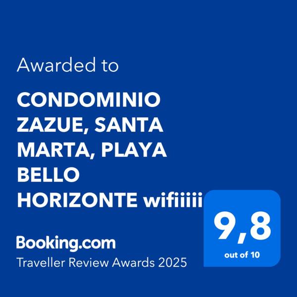 Condominio Zazue, Santa Marta, Playa Bello Horizonte Wifiiiii - Colombia