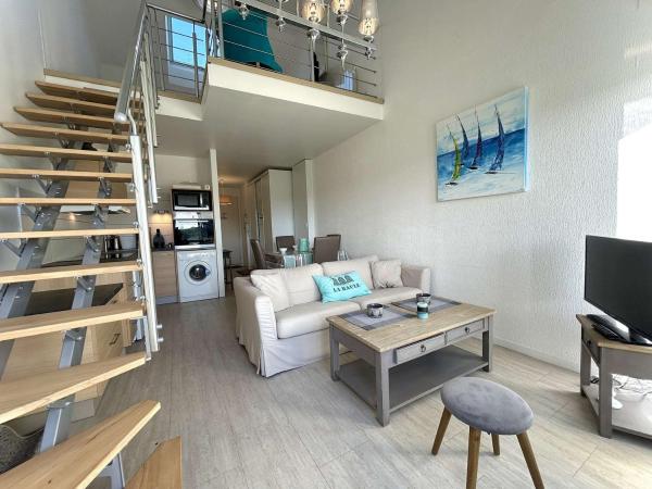 Appartement Avec Mezzanine, Piscine Et Parking - Proche Plage Et Clubs Sportifs à La Baule - Fr-1-245-43 - La Baule-Escoublac