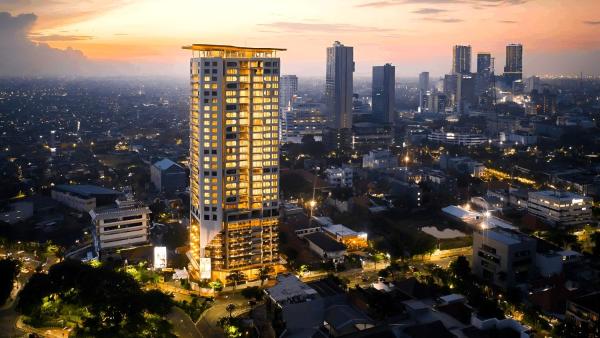 Stylish 2br Apartment Arc100 Surabaya City Centre With Balcony By Le Ciel Hospitality - 수라바야