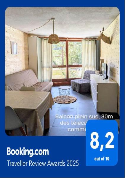 Studio 25m2, 5 Pers, 30m Des Pistes, Balcon Sud - La Chapelle-en-Vercors