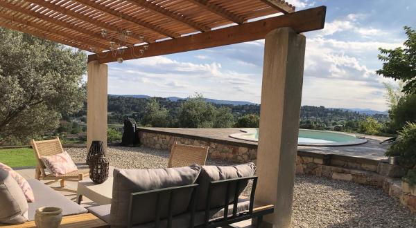 Villa De Charme Magnifique Vue Panoramique Et Piscine - Lorgues