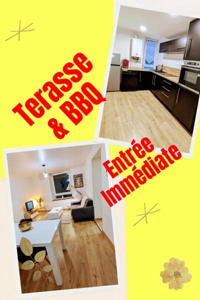 Appart Cosy 2 Ch Avec Terrasse Privé & Bbq - Mirecourt