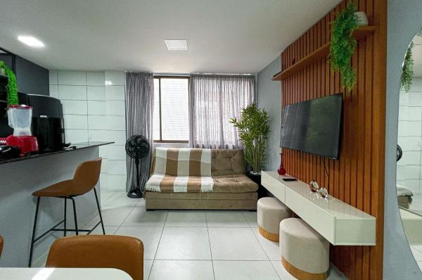 Confortável Flat Cabo Branco 4 Pessoas 100m Praia - Santa Rita