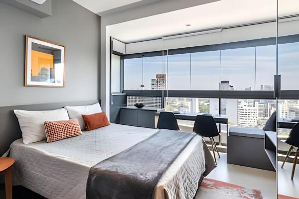 Of0 - Novo Bhaus Vn Oscar Freire - Ao Lado Do Metrô - Vista Jardins Incrível - 17o Andar - Silencioso - Estacionamento Pago No Prédio - - Pinheiros