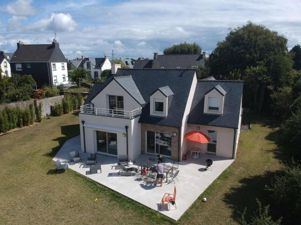 Villa Contemporaine à Belz - 4 Ch, 140m², Animaux Admis - Fr-1-479-212 - Plouhinec