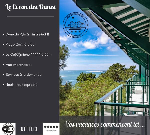 Le Cocon Des Dunes - Vue Mer, Plage&corniche à Pied - Cap Ferret
