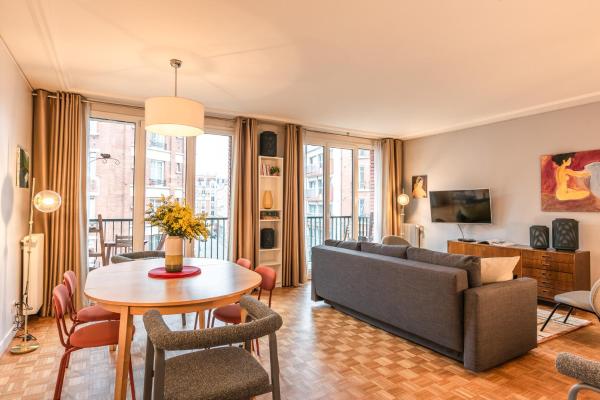 Luxury Flat For 6 People With Balcony - Near Metro - Gare Montparnasse - Paris