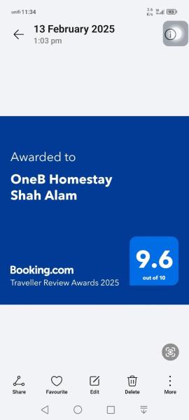 Oneb Homestay Shah Alam, 9 Pax, I-city Near, Wifi - Klang