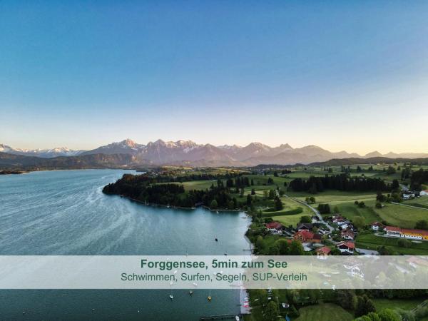 Chalet - Ferienwohnungen - Biohof Stöger - Panoramasüdbalkon - Grandiose Aussicht Auf See, Berge Und Schloss Neuschwanstein - Füssen