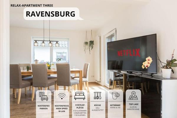 Relaxapartment Für Bis Zu 8 Gäste, Familienfreundlich, Mit Viel Platz Und Garten - Ravensburg
