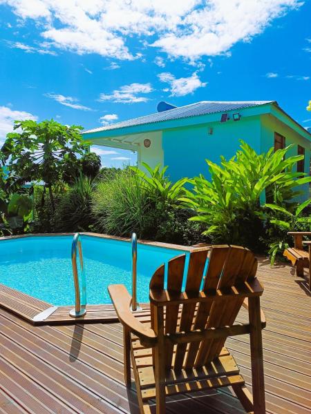 Ti Kaz Indigo Gite Creole Avec Piscine Et Table Dhotes à Anse Bertrand - Guadeloupe