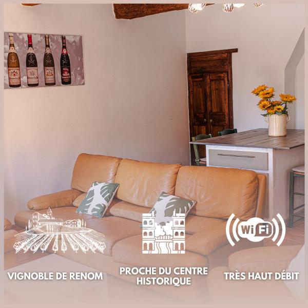 Maison Pegau, 2 Chambres Au Centre De Châteauneuf-du-pape Pegau B&b - Avignon
