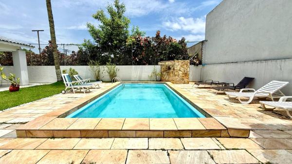 Linda Casa No Jardim Acapulco - Piscina E Churrasqueira - 8 Pessoas - Guarujá