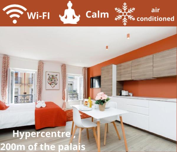 Studio Orange, Hypercentre à 2minutes Du Palais Des Congrès - Cannes