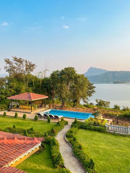 Luxurious Infinity Pool Villa Overlooking Pawna Lake Best For Parties And Events - Lonavala