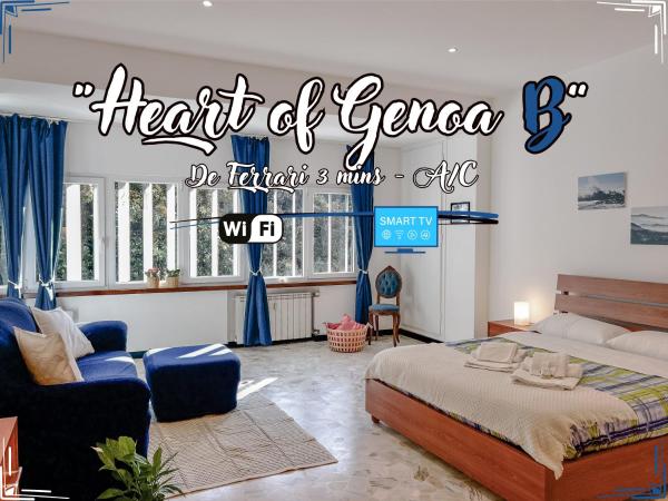 Heart Of Genova B - De Ferrari 3min - Ac - Wifi - 熱拿亞