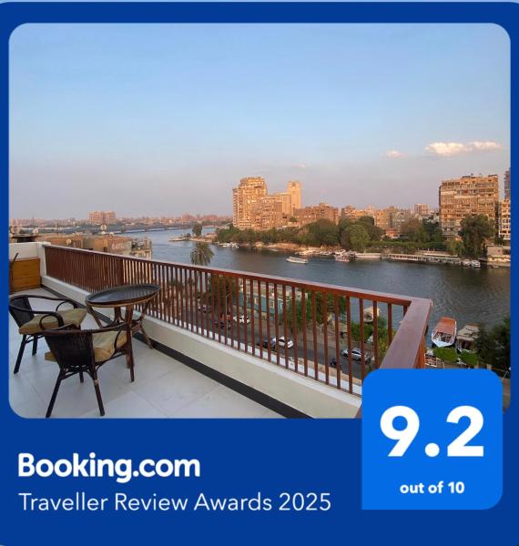 شقة بإطلالة بانورامية على النيل - Cairo